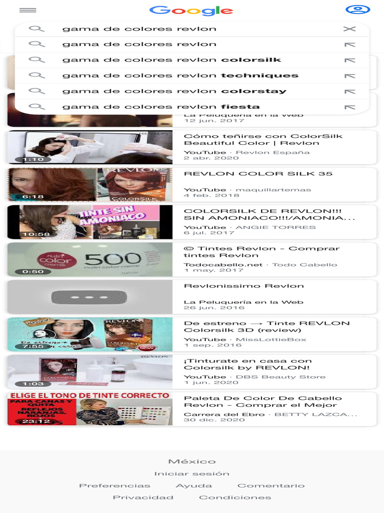 Gama de Colores Revlon - Buscar Con Google | PDF