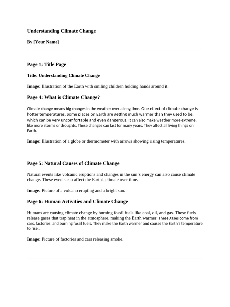 Understanding Climate Change | PDF