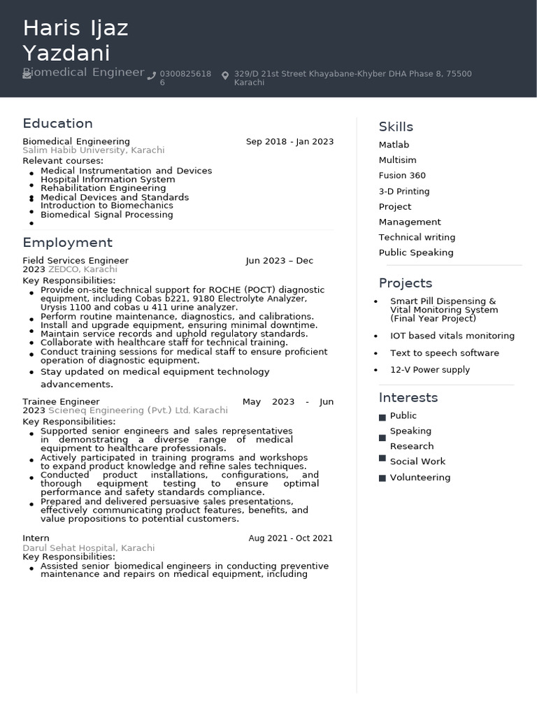 Resume Haris | PDF