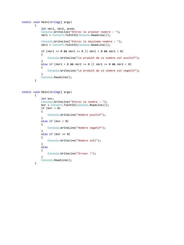 Static Void Main | PDF