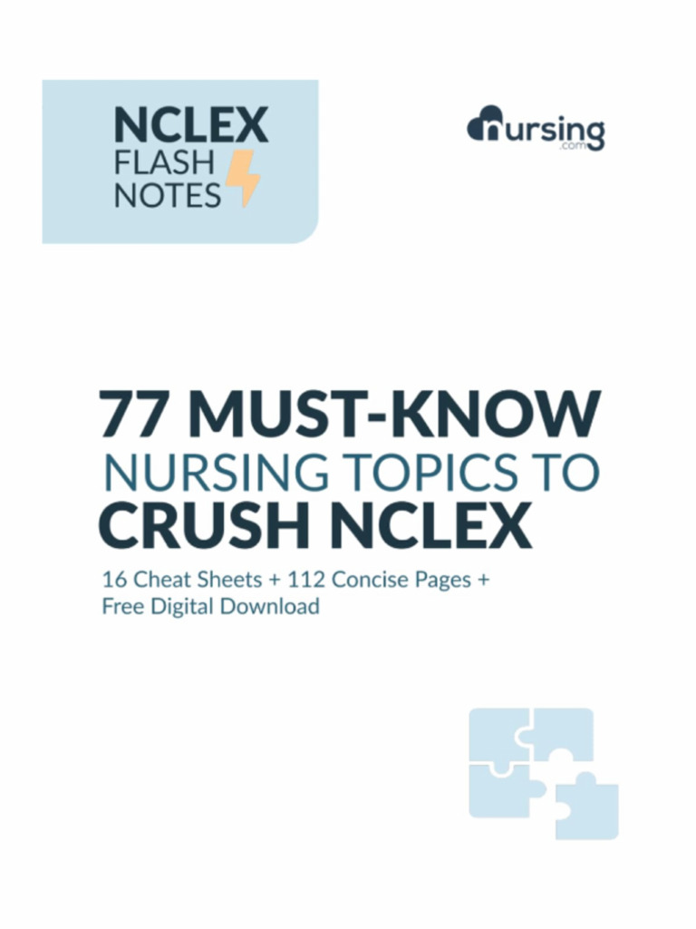 Nclex Flash Notes | PDF