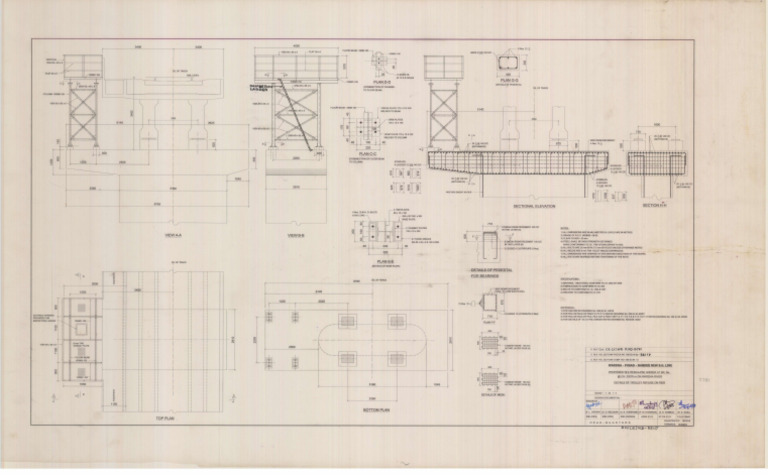 GM (E) MB - 95117 (Details of Trolley Refuge On Pier) | PDF