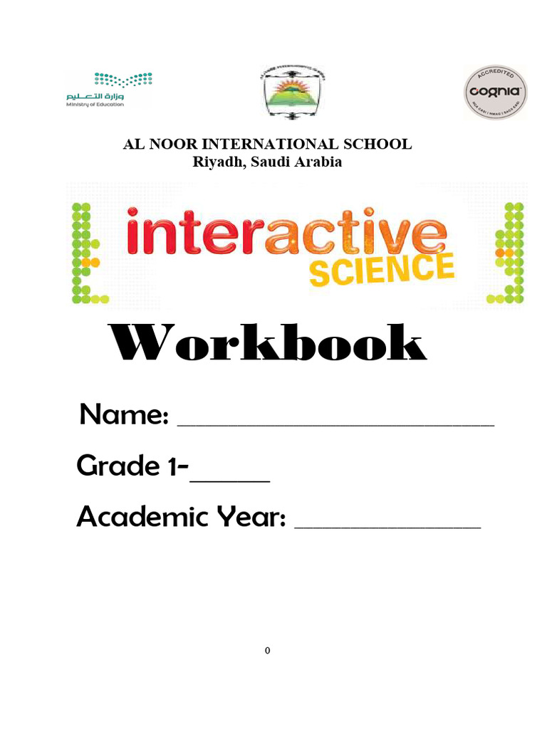 Grade 1 Interactive Science Workbook 1929169718 225 172814602 | PDF