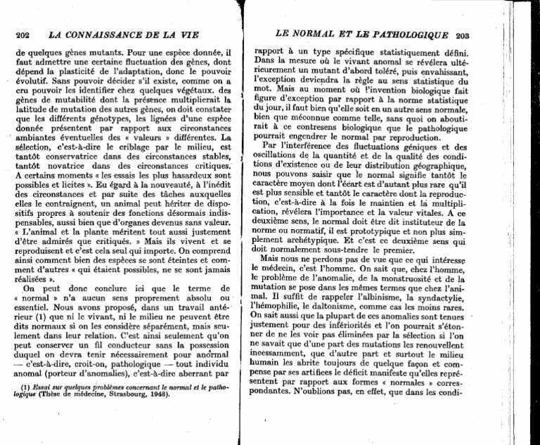 6 - PDFsam - Canguihelm La-connaissance-de-la-vie-Georges-Canguilhem | PDF