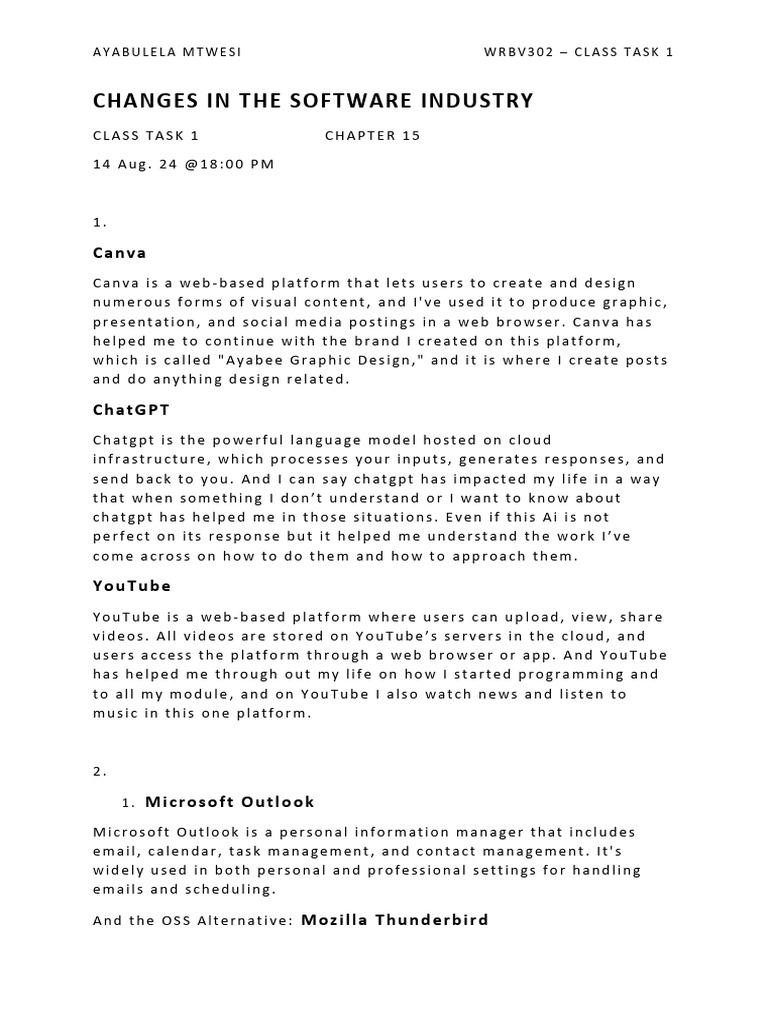 Class Task - 1 | PDF