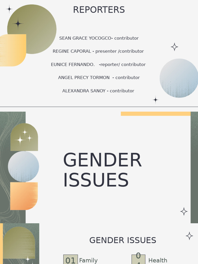 Gender Issues | PDF