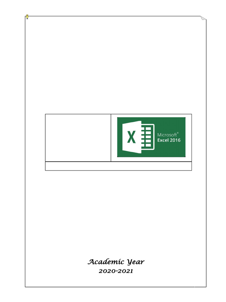 Microsoft Excel 2016 KH | PDF