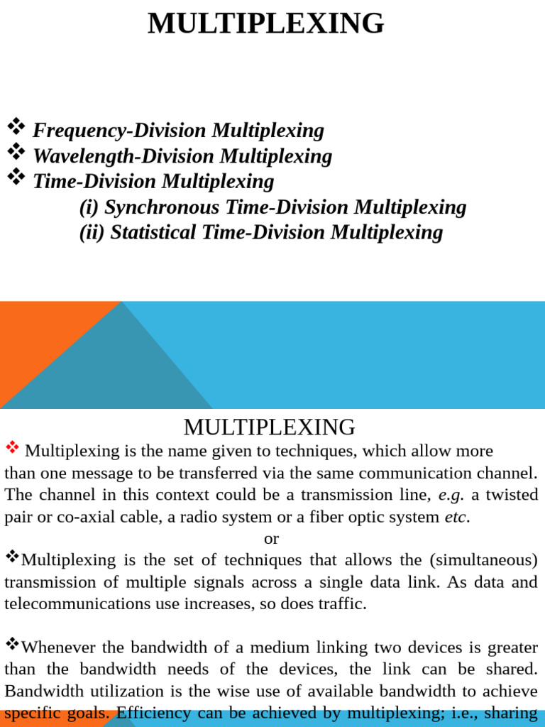 Fit Class11 Multiplexing | PDF
