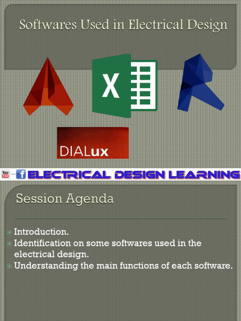 13.Softwares Used in Electrical Design | PDF