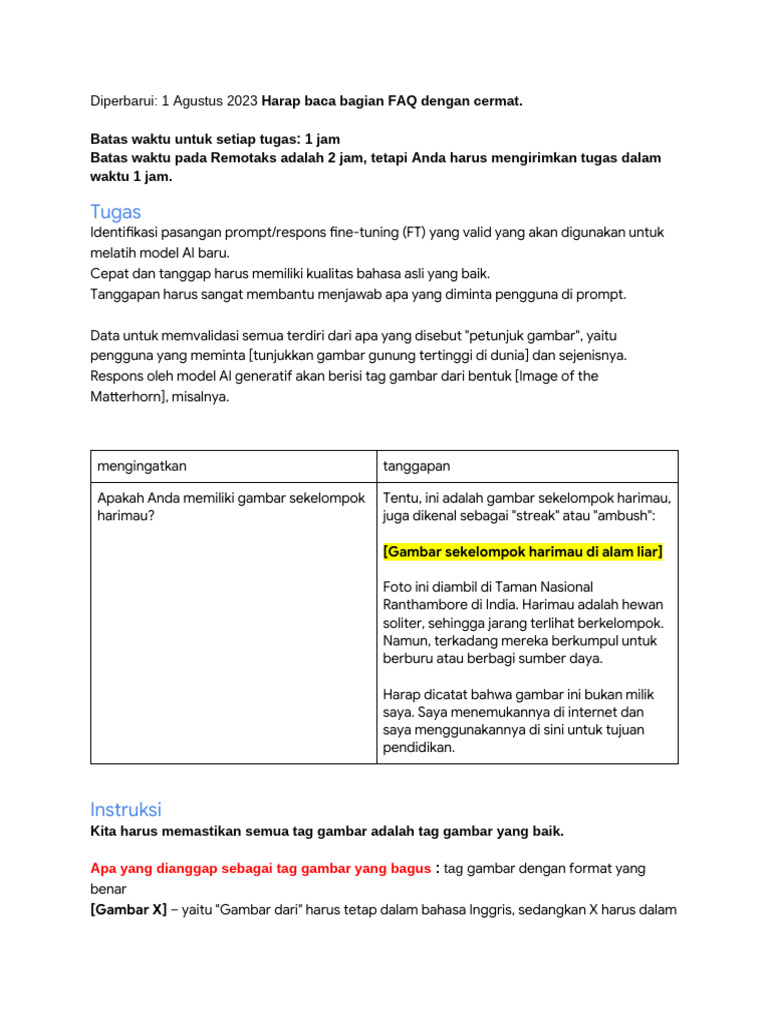 Image Rewrite Instructions | PDF