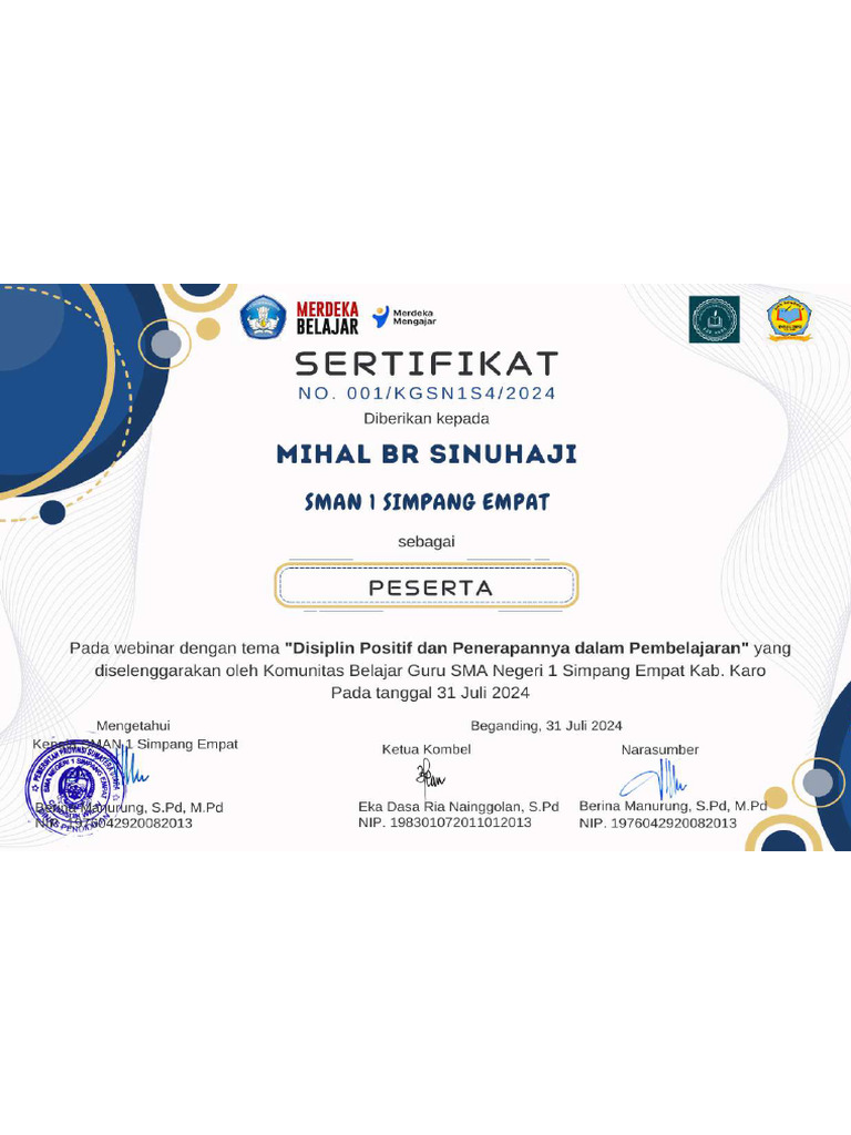 Mihal BR Sinuhaji | PDF