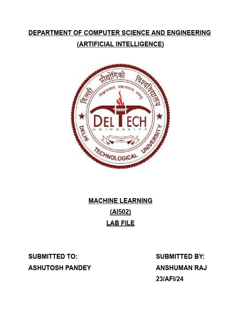 ML lab file | PDF ML lab file | PDF