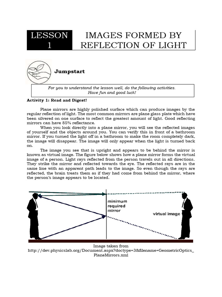 Mirros and Lenses | PDF