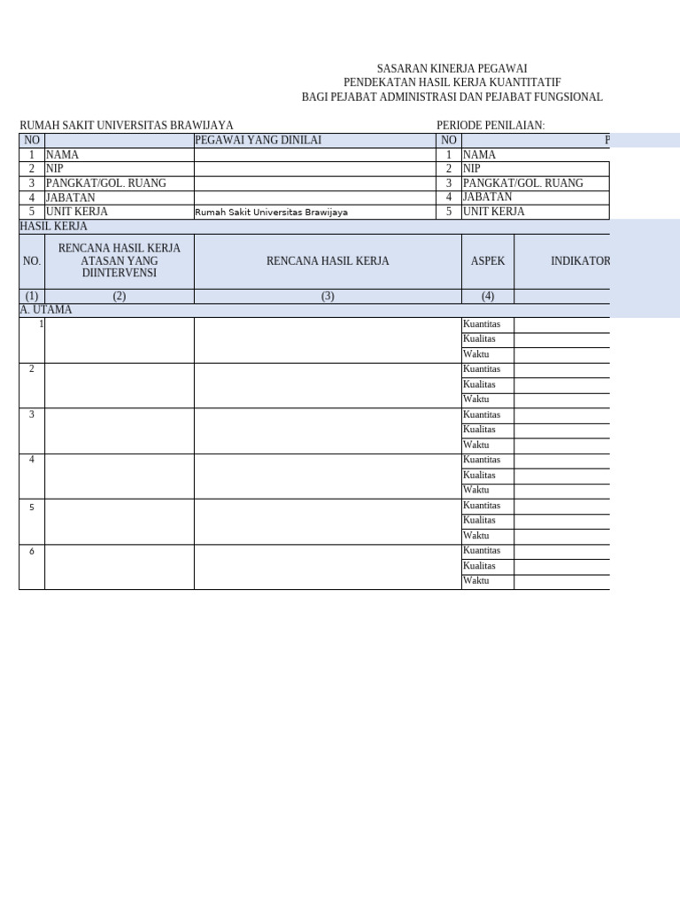 Format SKP 2022 | PDF