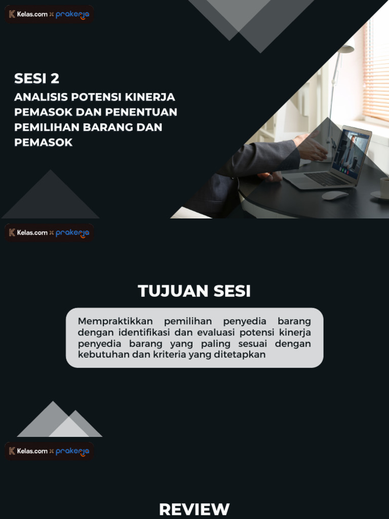 Sesi 2 Memilih Barang Dan Pemasok Untuk Produksi Produk | PDF