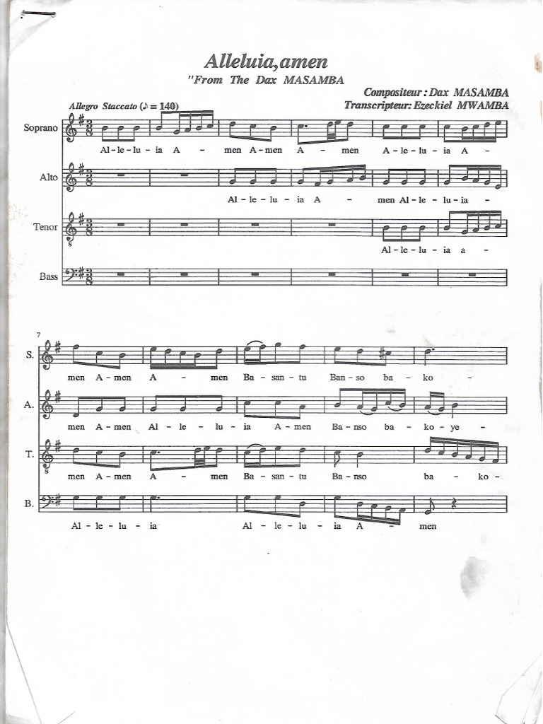 Alleluia, Amen | PDF