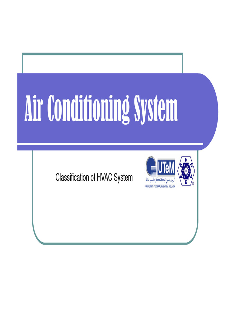 Air Conditioning System | PDF