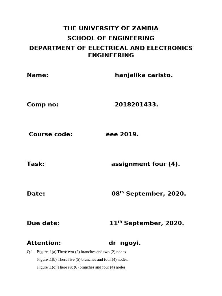 EEE ASSIGNMENT 4 | PDF