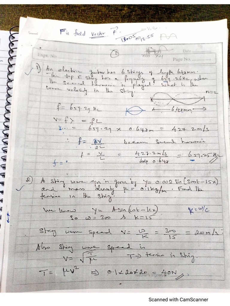 Module 1 Numericals | PDF