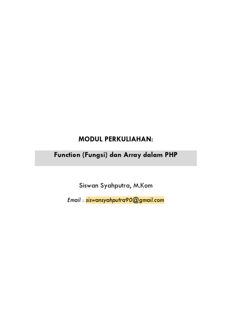 Pemrograman Web - Part 3 | PDF