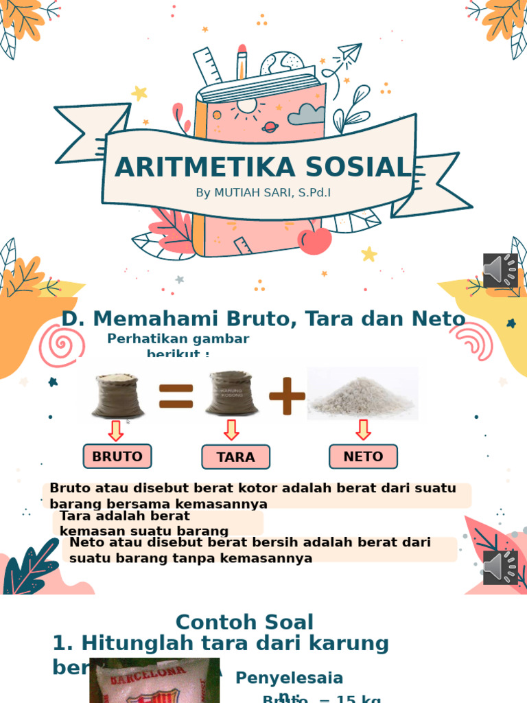 Pemahaman Bruto, Tara, dan Neto | PDF