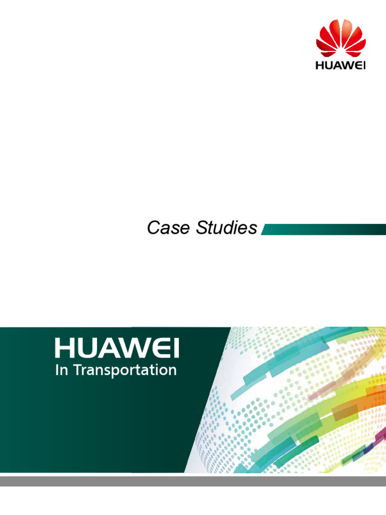 Huawei Case Studies For GSM-R | PDF
