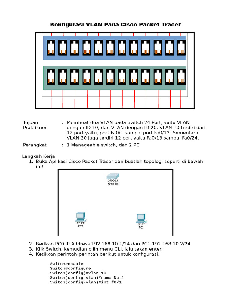 Konfigurasi VLAN | PDF
