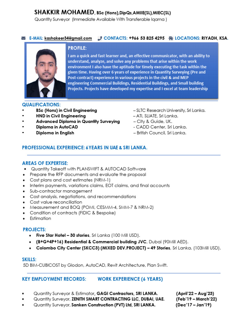 Shakkir_QS_6yrs_KSA_CV | PDF