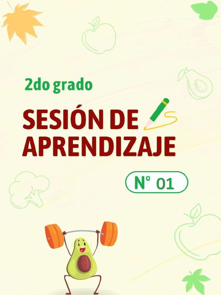 Sesión N°1 - 2do Grado | PDF