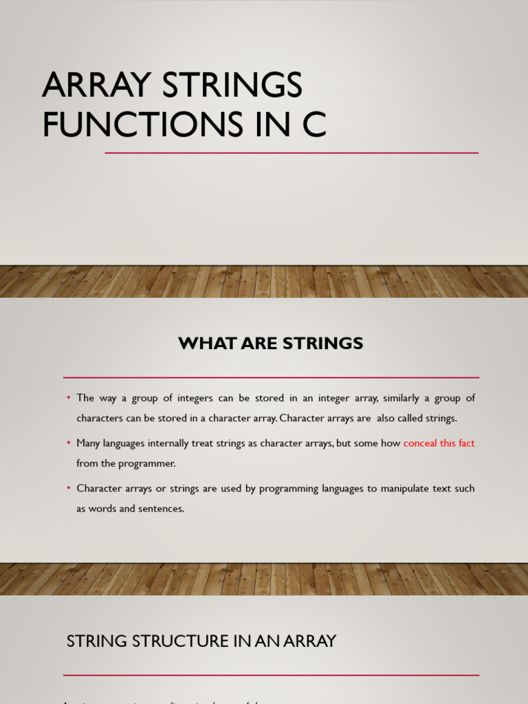 NUN-module 5 Strings | PDF