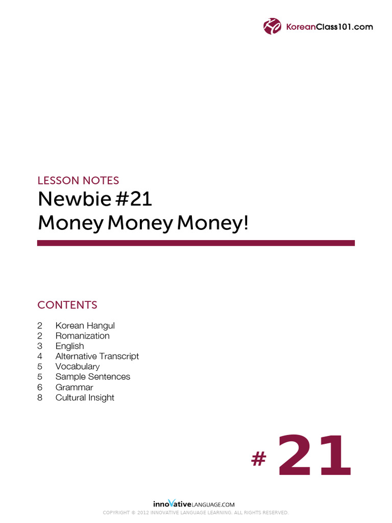 NB21 020508 Kclass101 | PDF