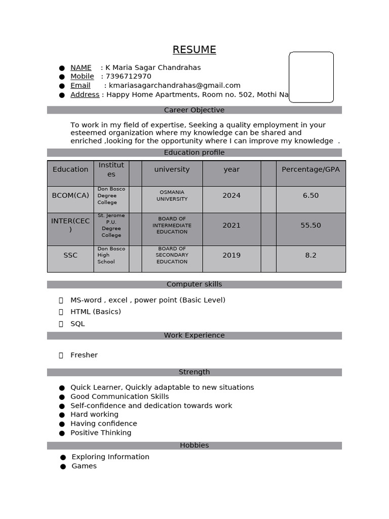 Dudekula Khadar Vali | PDF
