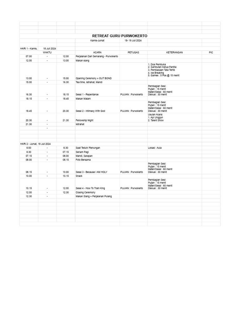 Rundown | PDF