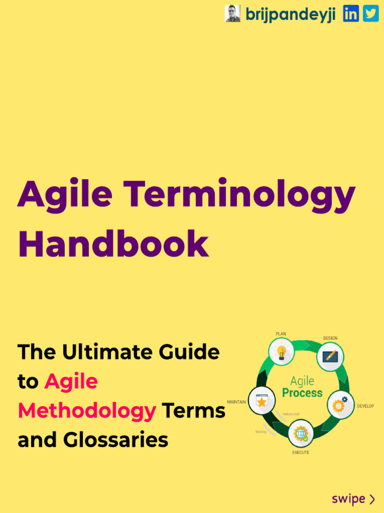 Agile Terminology Handbook 1708748327 | PDF