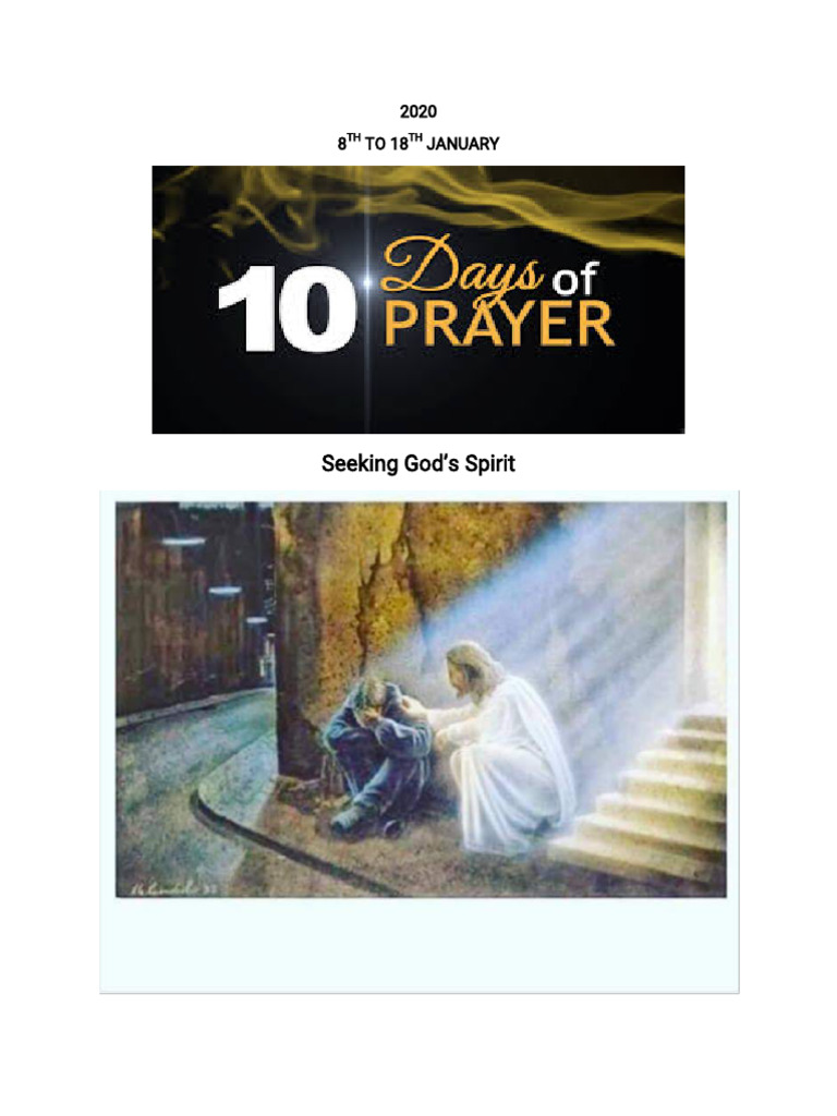 Ten Days of Prayer 2020 SEEKING GOD Materials | PDF