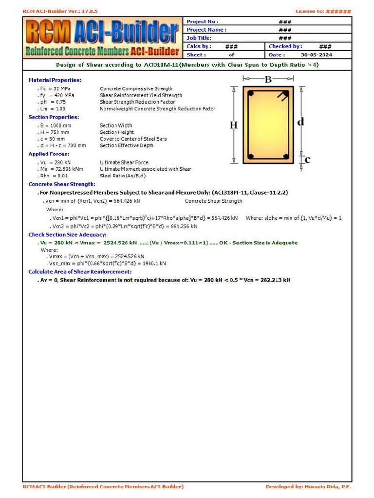 Raft Shear Final | PDF