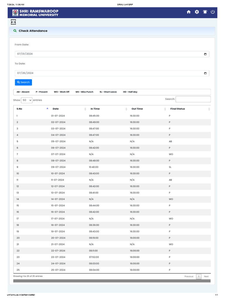 Srmu Unif Erp26 | PDF