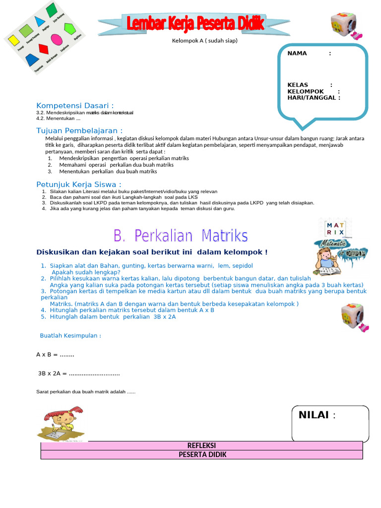 LKPD Matriks | PDF