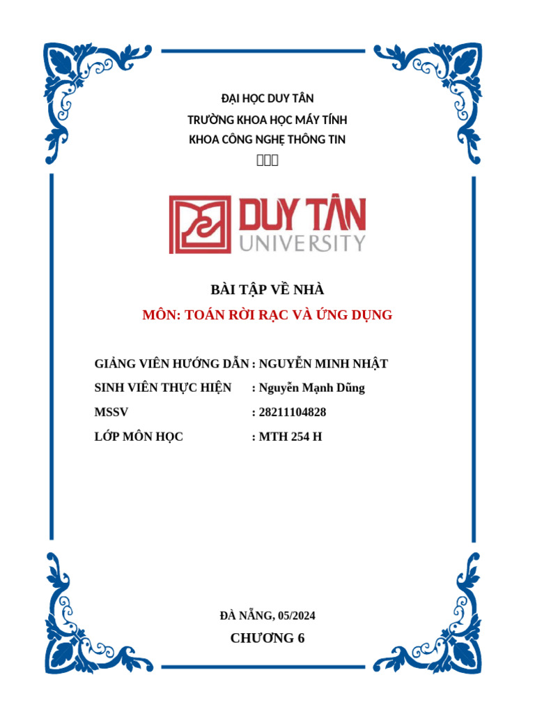 Mau BTVN HKII 2024 Ver02 | PDF