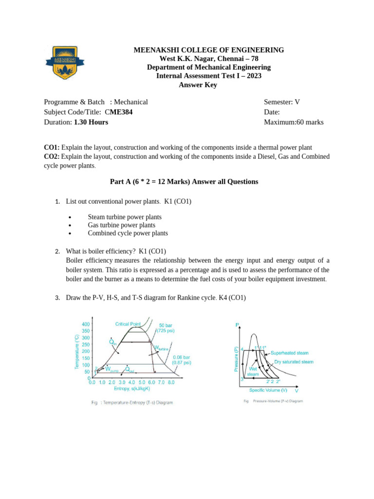 Answer Key IAT 1PPE | PDF