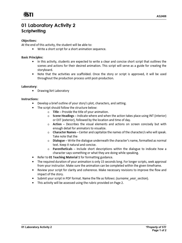 01 Laboratory Activity 2 | PDF