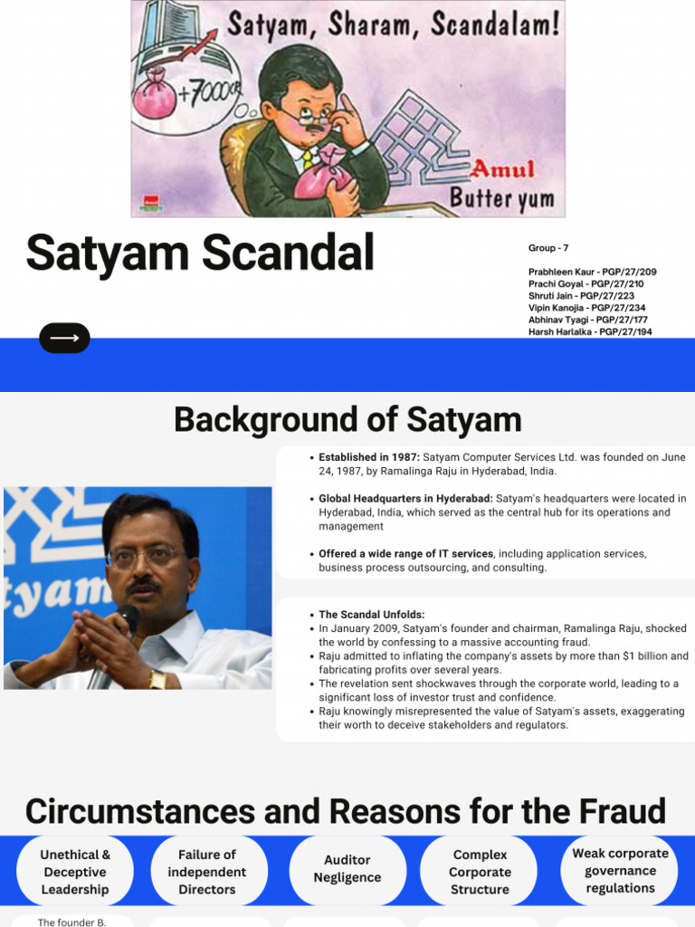 Satyam Case | PDF