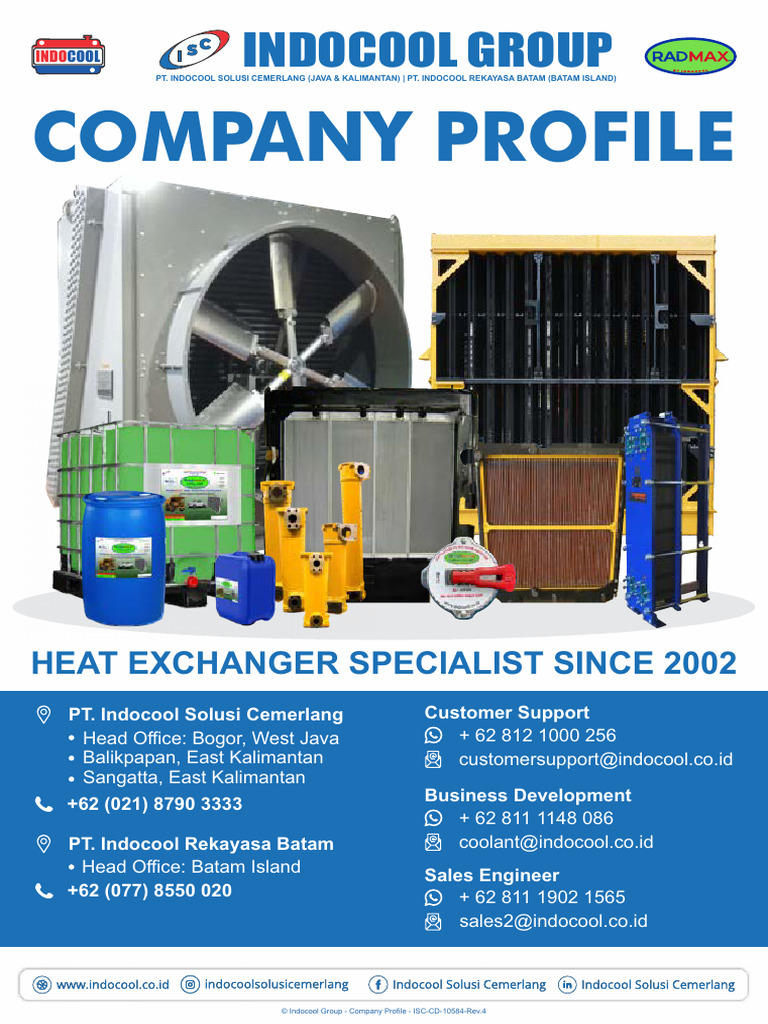 Company Profile - Indocool Group | PDF | Radiator | Business