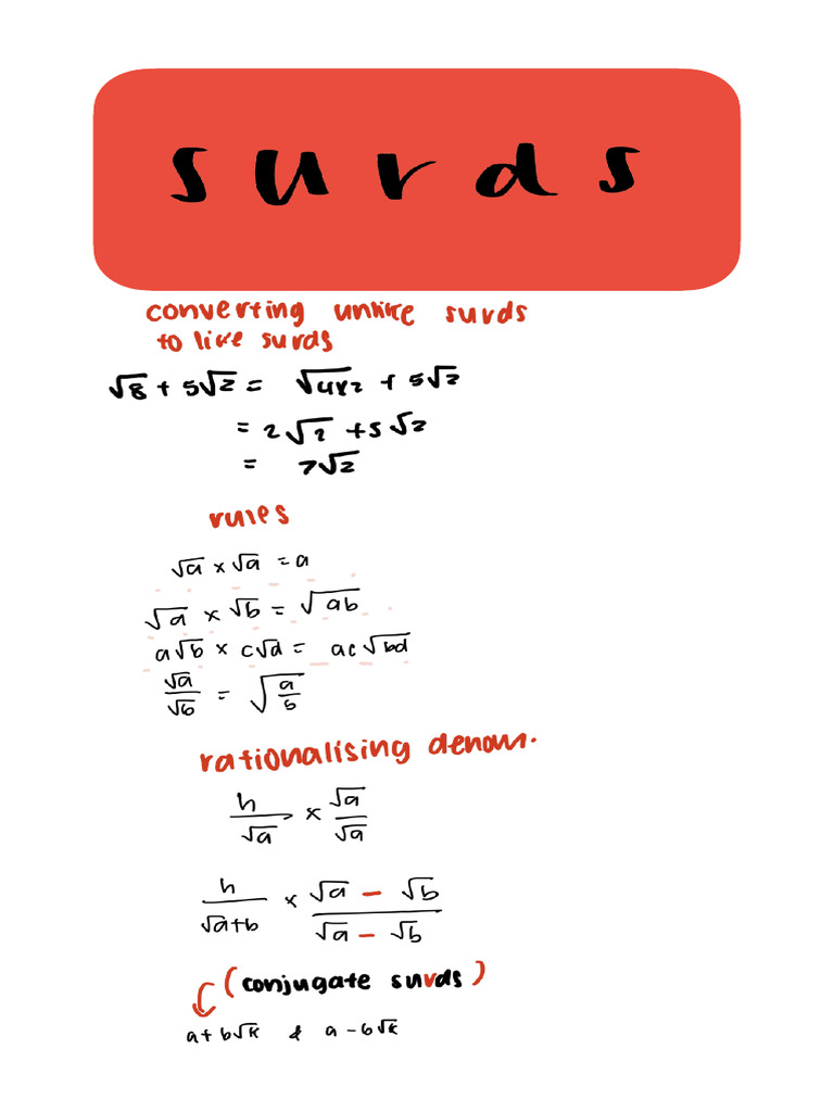 surds | PDF