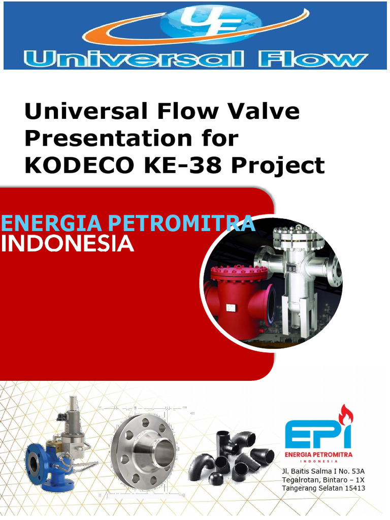 Universal Flow Valve Presentation Fixed | PDF