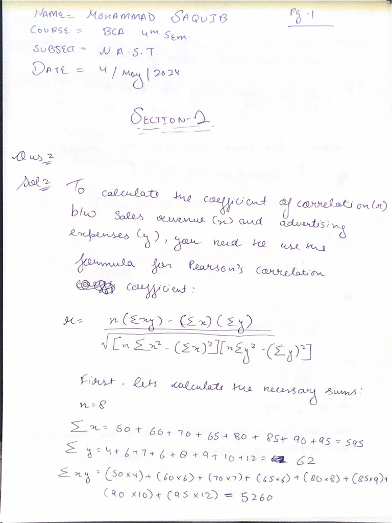 NAST Mohammad Saquib BCA 4th Sem | PDF