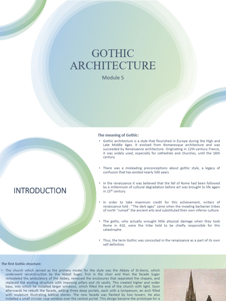Gothic Architecture | PDF