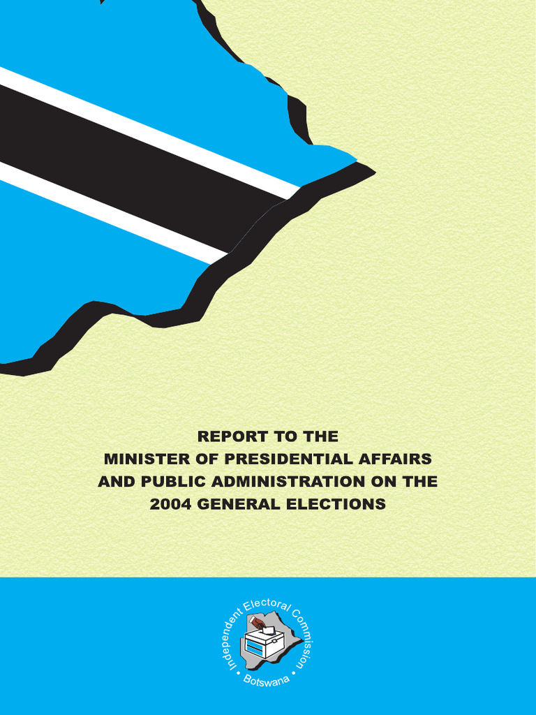 2004 General Elections Report | PDF