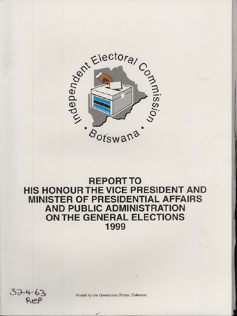 1999 General Elections Report | PDF