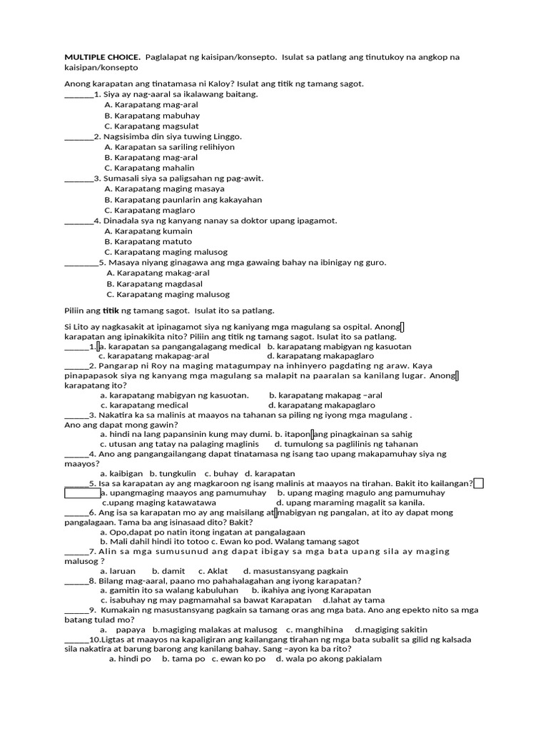 Karapatan ng Bata | PDF